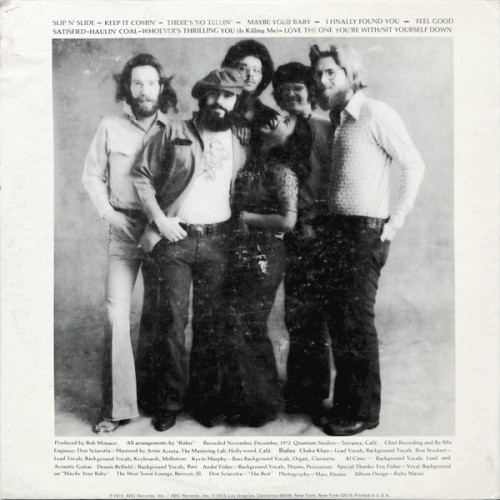 Rufus 1973 Rufus [ABC ABCX 783] (back) - Funk-o-logy pics